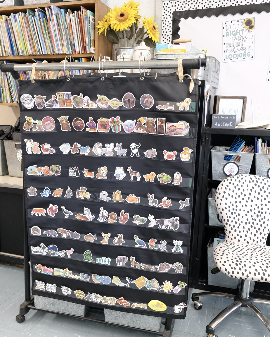 Sunflower and Dots Classroom Decor Room Tour