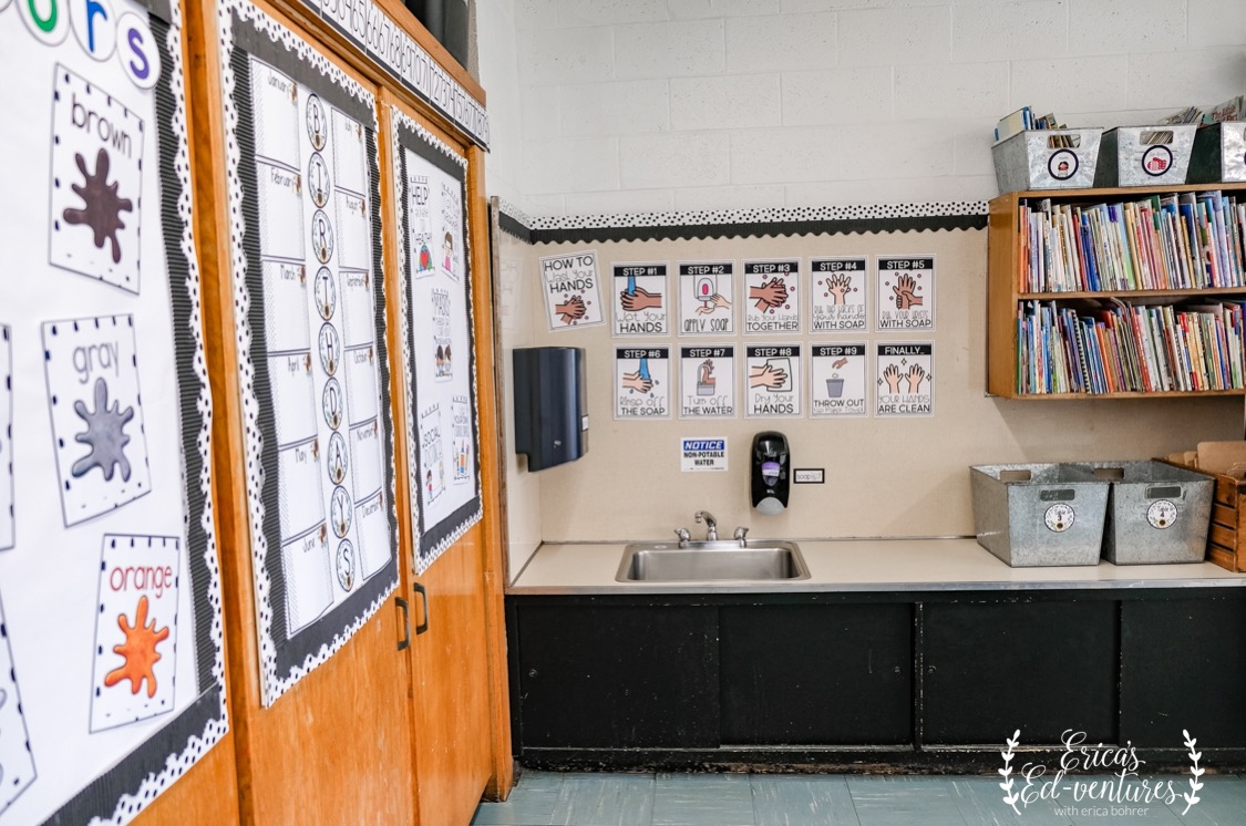 Sunflower and Dots Classroom Decor Room Tour