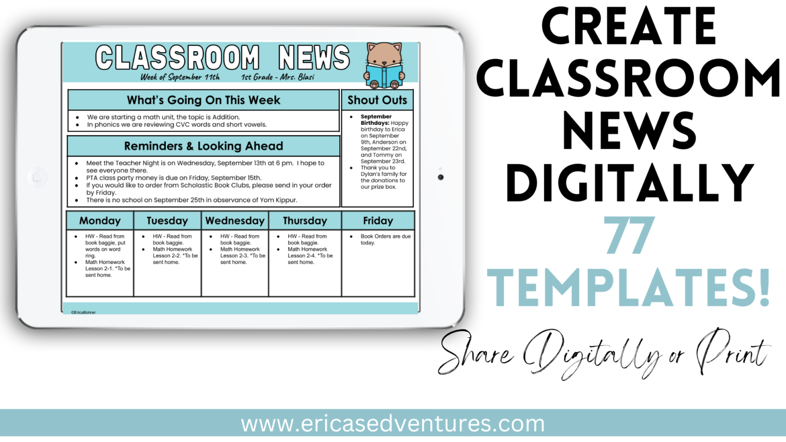 Teacher’s Digital Plan Book and More!