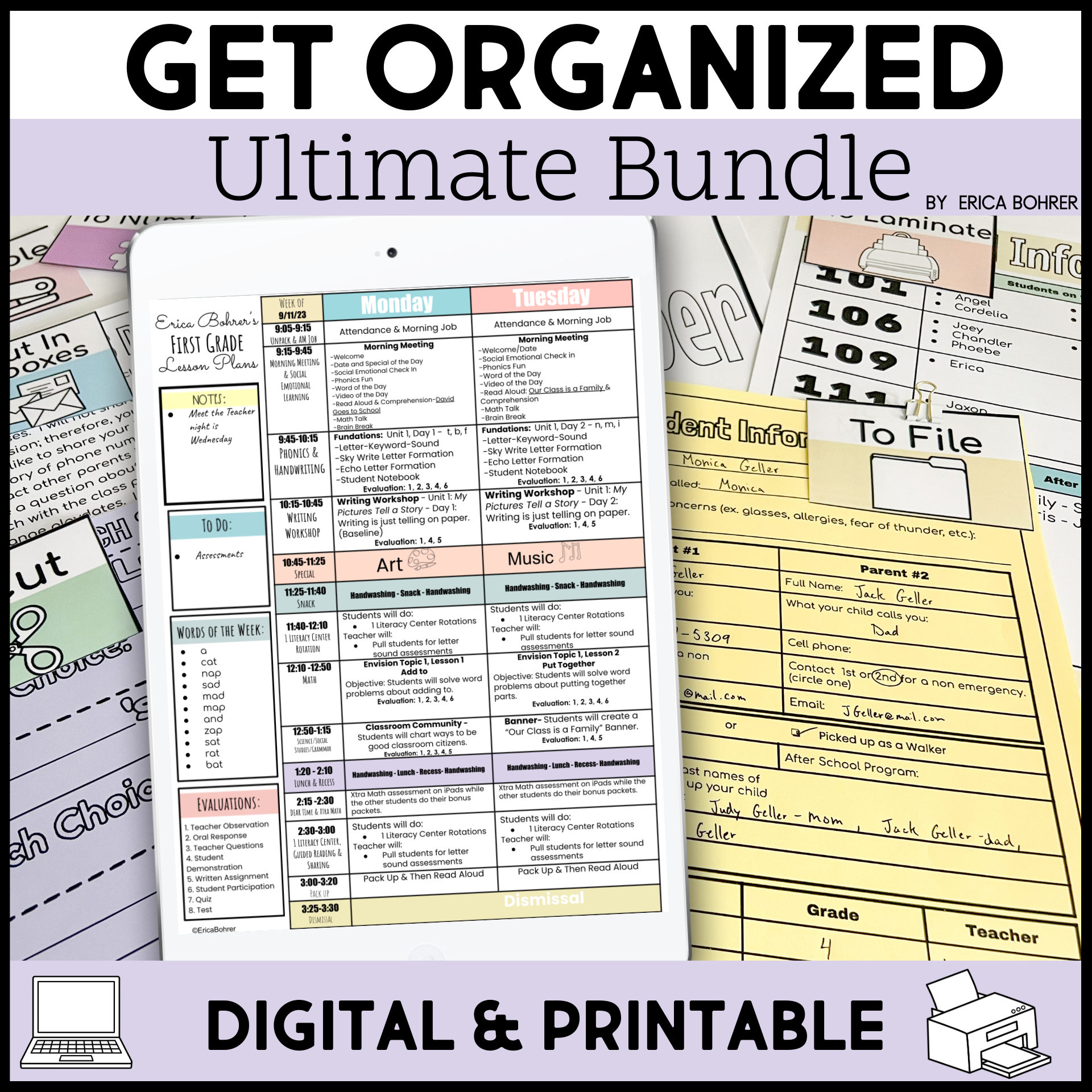 Teacher’s Digital Plan Book and More!